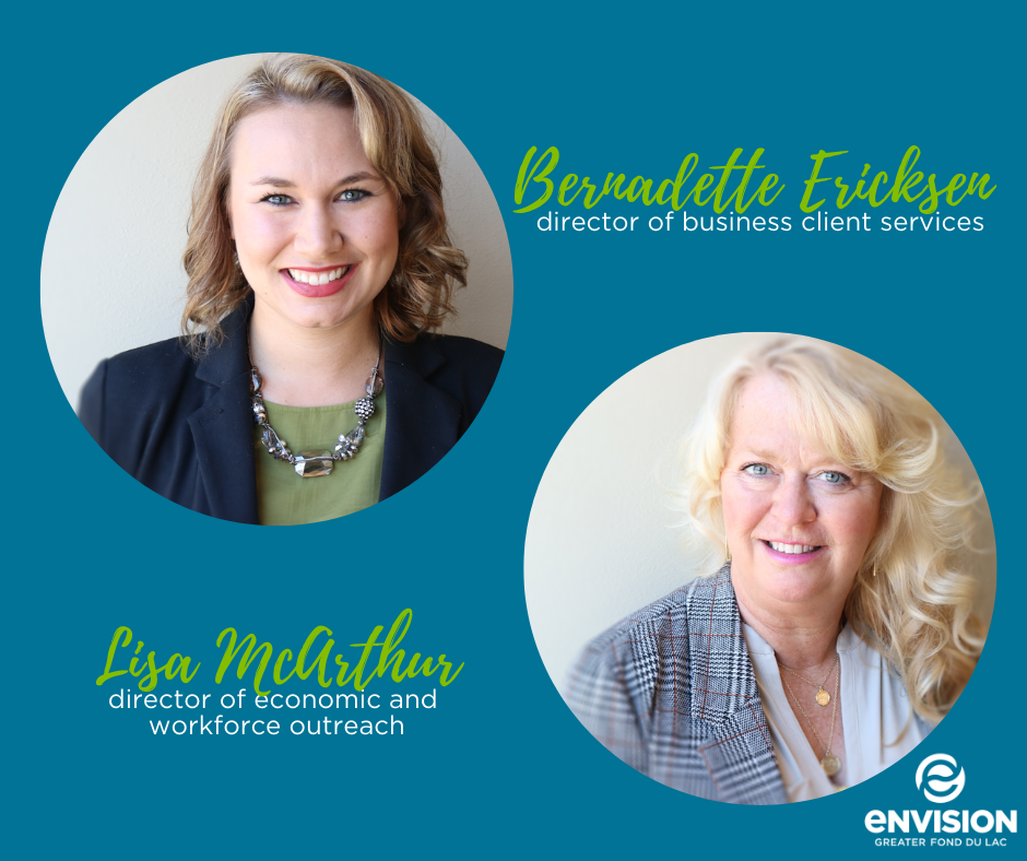 Envision Greater Fond du Lac transitions Ericksen, McArthur to economic ...