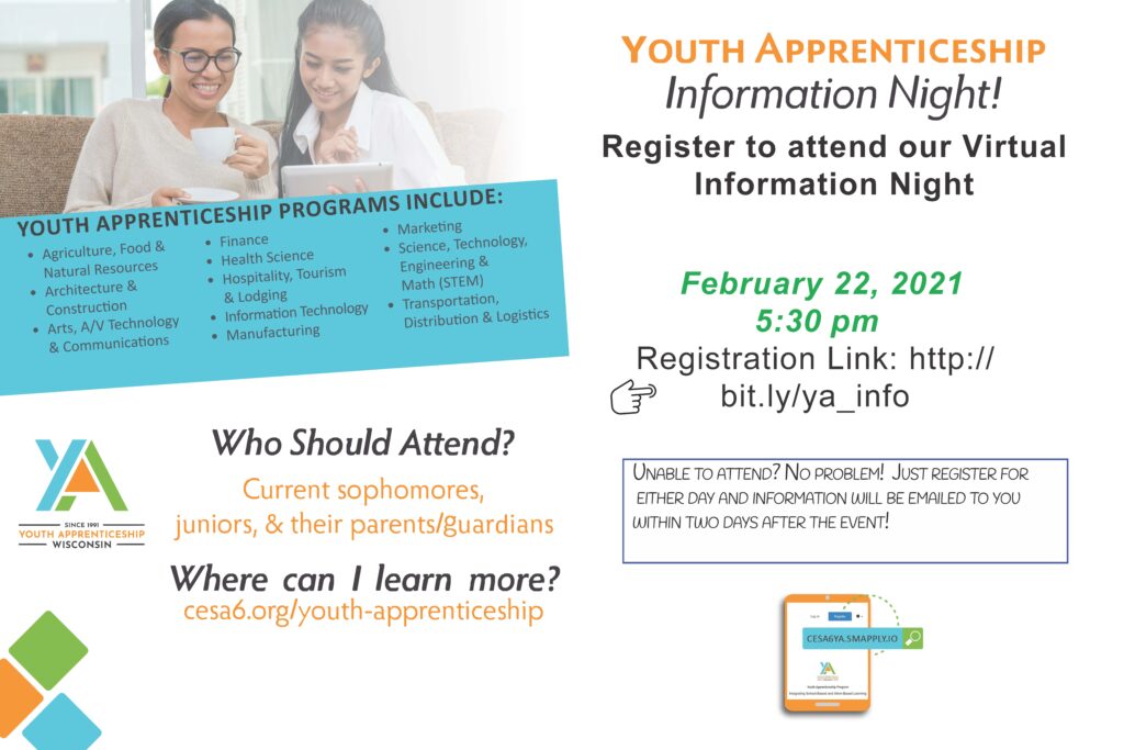 Youth Apprenticeship (YA) Information Night! - Envision Greater Fond du Lac