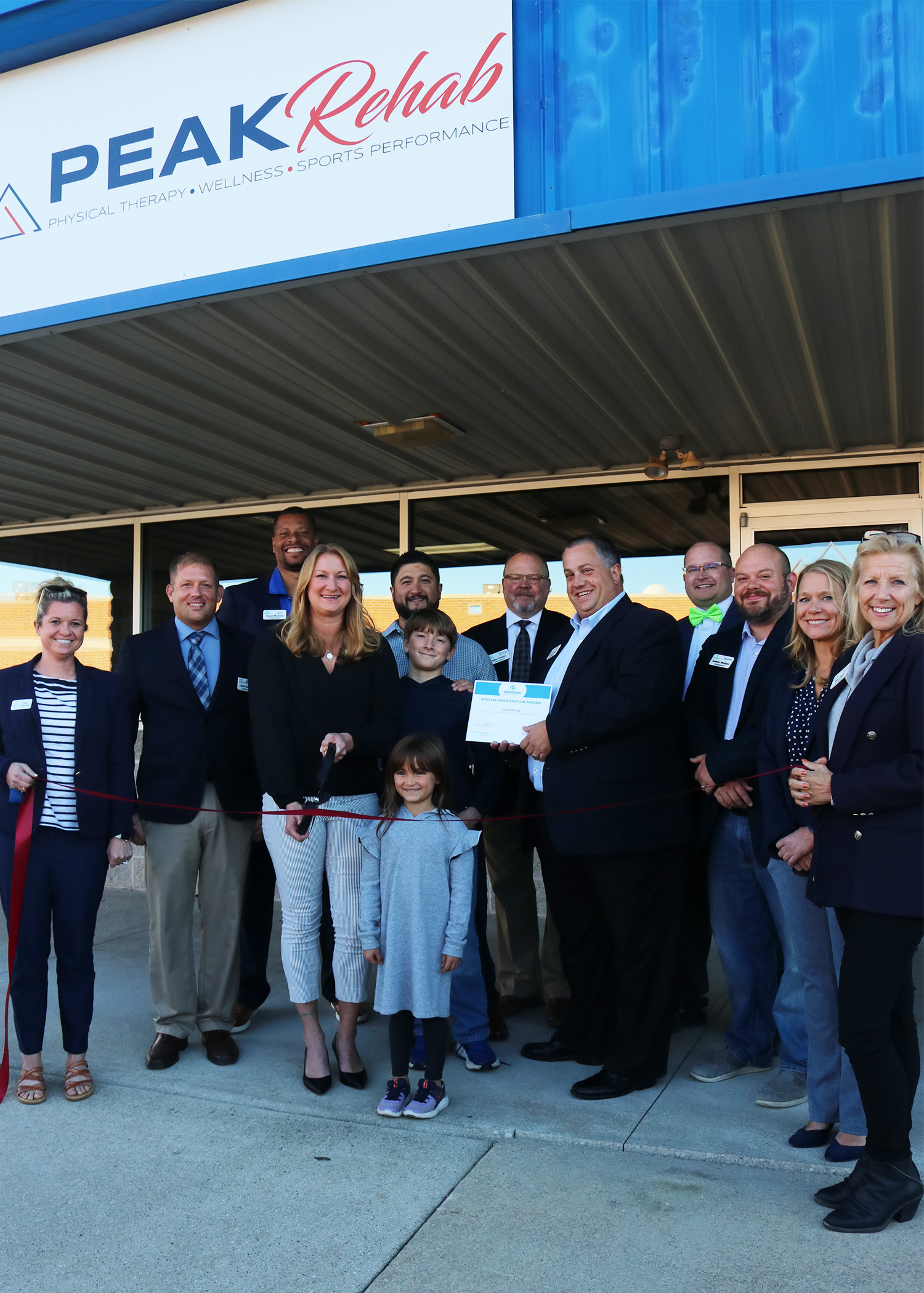 Ribbon Cutting at Peak Rehab, LLC - Envision Greater Fond du Lac