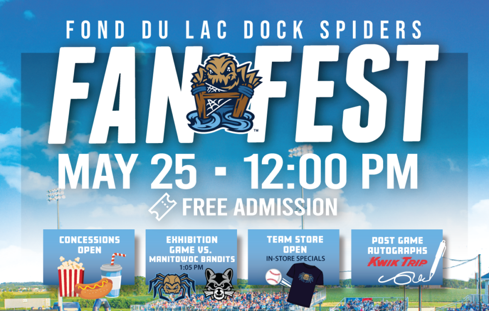 Dock Spiders to Host Fan Fest on May 25 - Envision Greater Fond du Lac