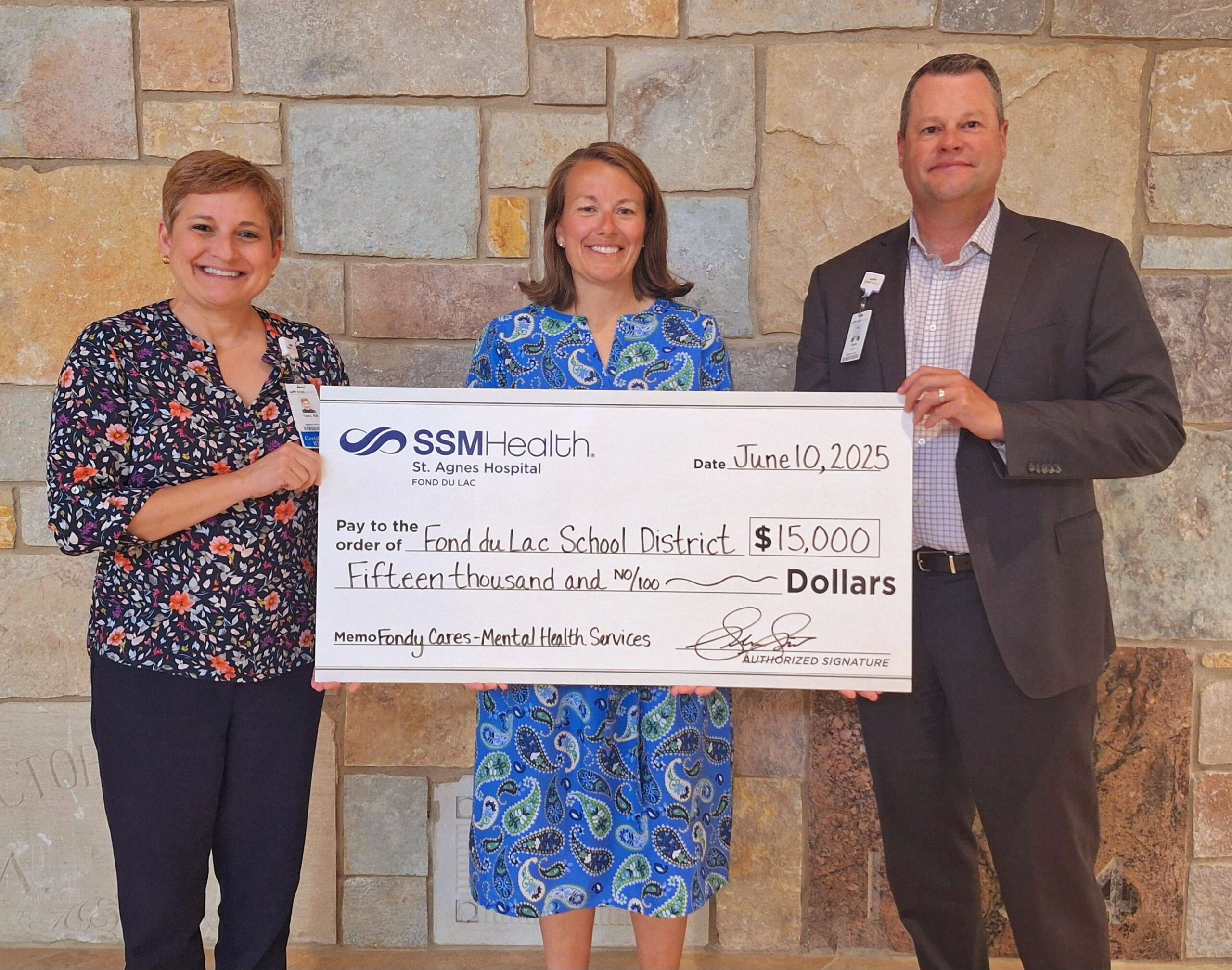 SSM Health supporting Fondy CARES - Envision Greater Fond du Lac