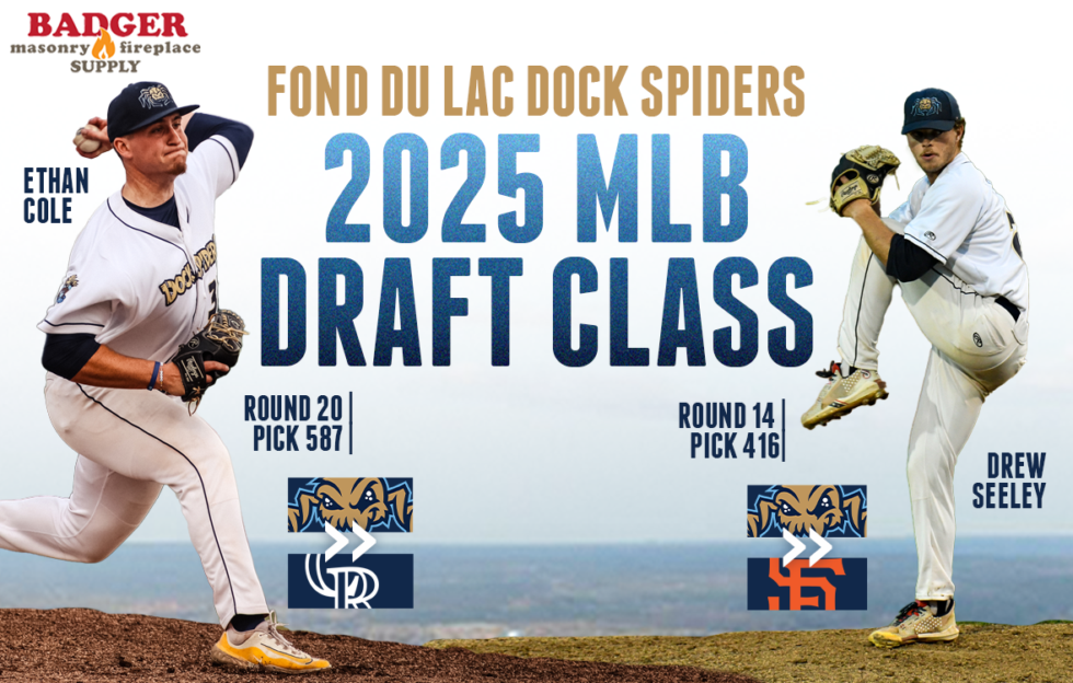 Two Dock Spiders Selected in the 2025 MLB Draft - Envision Greater Fond ...