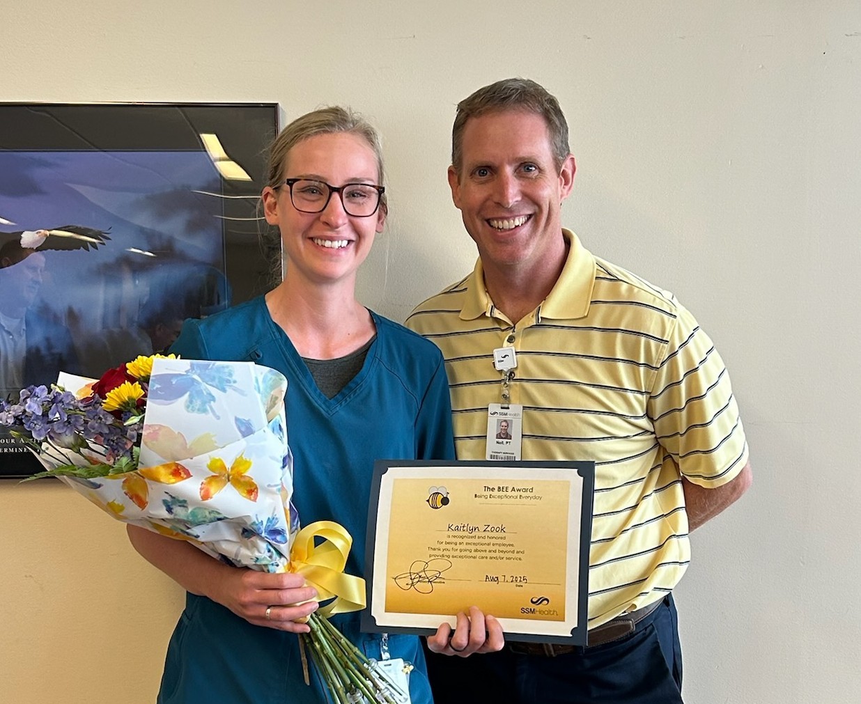 SSM Health St. Agnes Hospital occupational therapist receives BEE Award ...